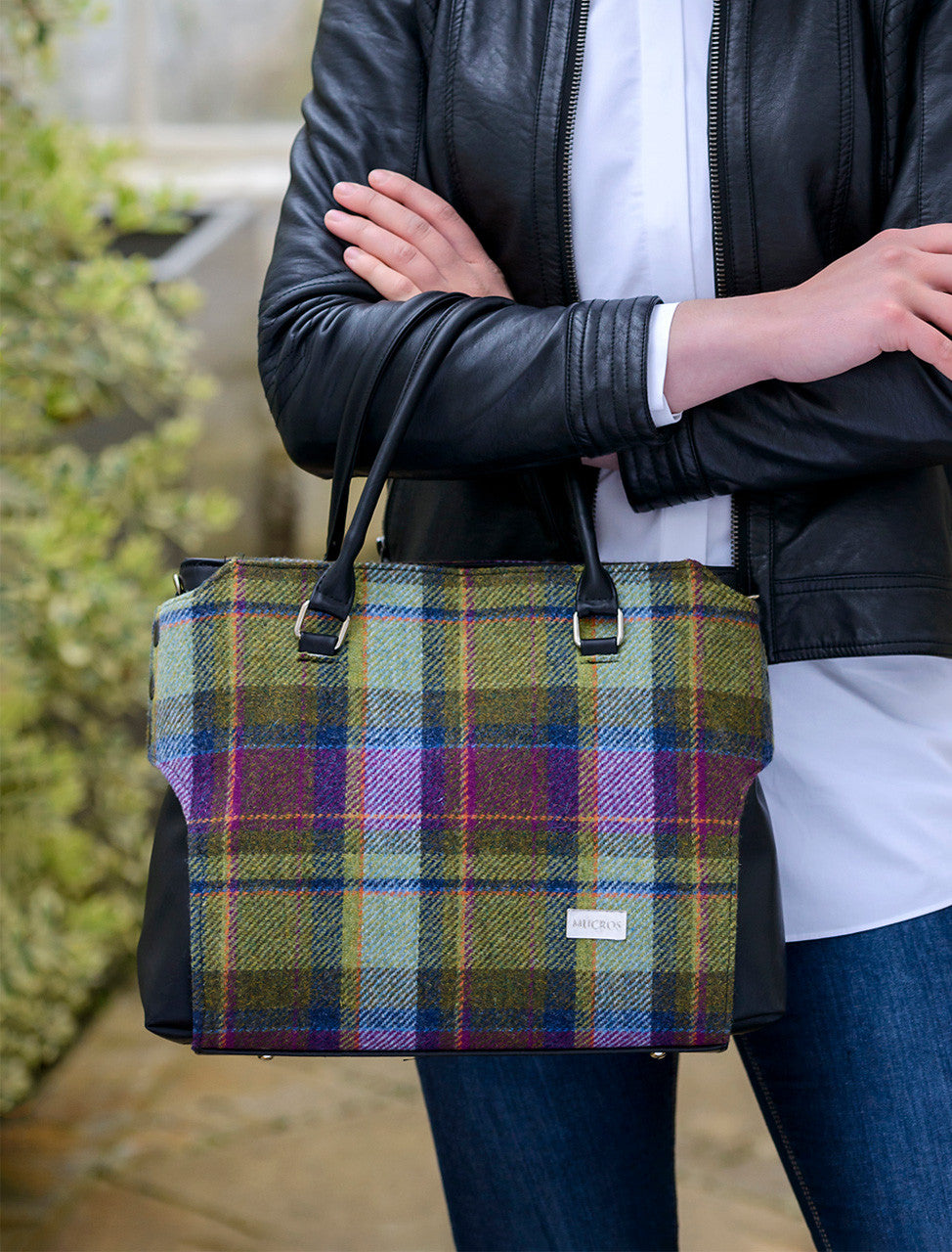 Irish Tweed & Leather Handbags & Satchels - Weavers Of Ireland ...