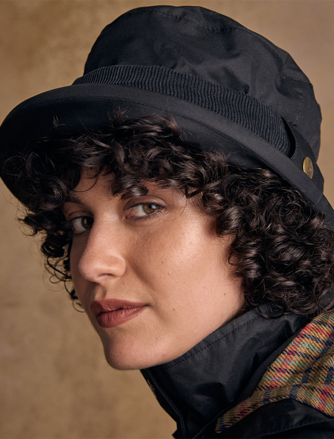 Donegal Waterproof Hat - Smoke Blue – Weavers of Ireland