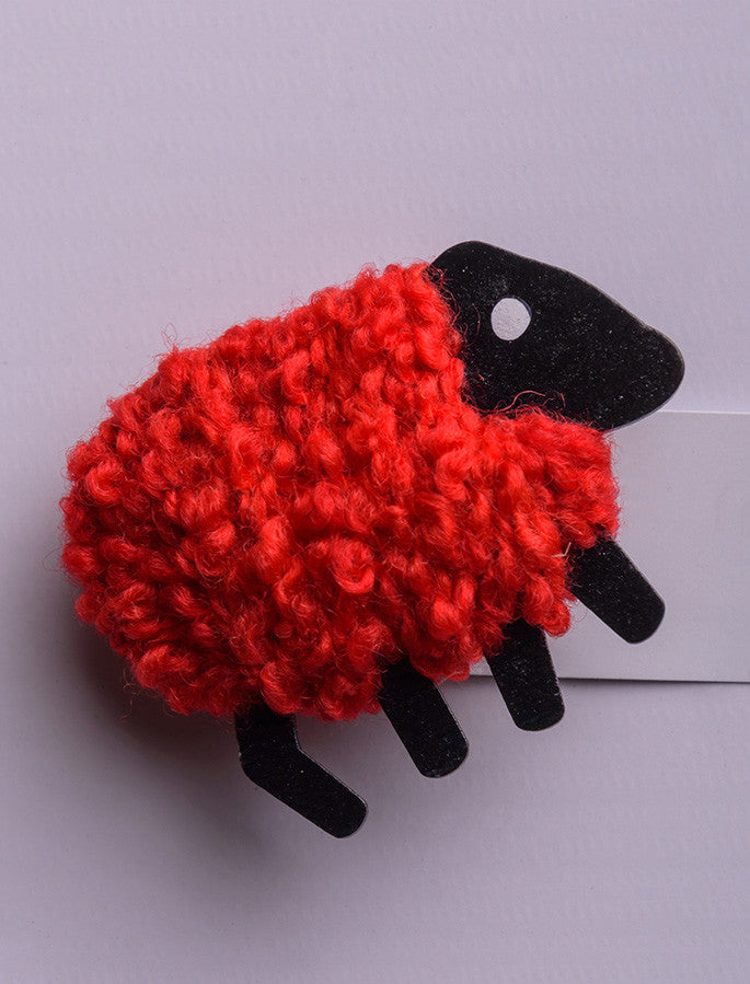 Irish Wool Sheep Fridge Magnet - Pink | Weavers Of Ireland – Weavers of ...