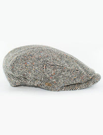 Kerry Tweed Flat Cap - Charcoal with Blue – Weavers of Ireland